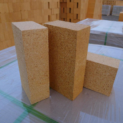 High Temperature Fireclay Brick High Strength Yellow Refractory Bricks ...